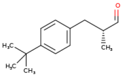 2-(4-tert-Butylbenzyl)propionaldehyd und seine einzelnen Stereoisomere ...